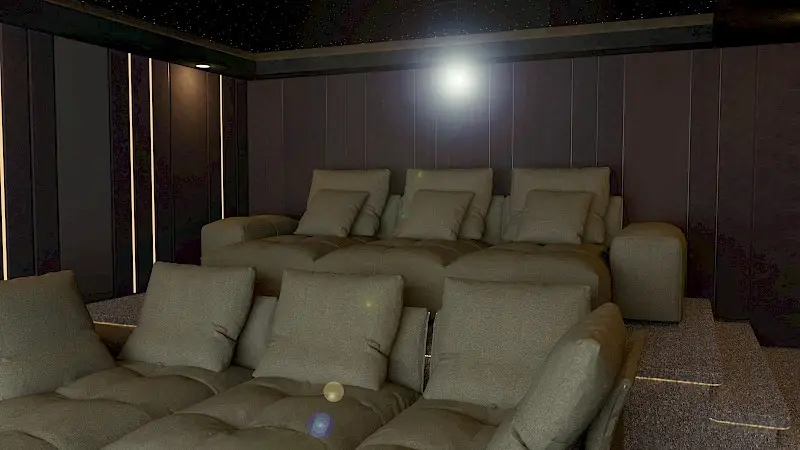Bespoke Home Cinema System Installation With A 3D Visualisation